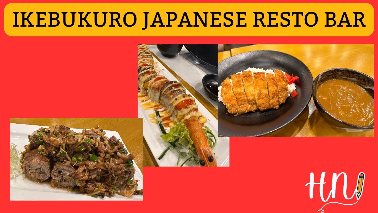 🍣 Ikebukuro Japanese Resto Bar (Clark, Pampanga) - YouTube