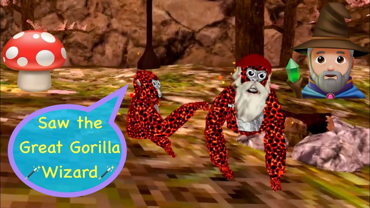 Glitches in Big Scary 🎭& Saw The Great Wise Gorilla Wizard 🧙🏻‍♂️🪔+a ...