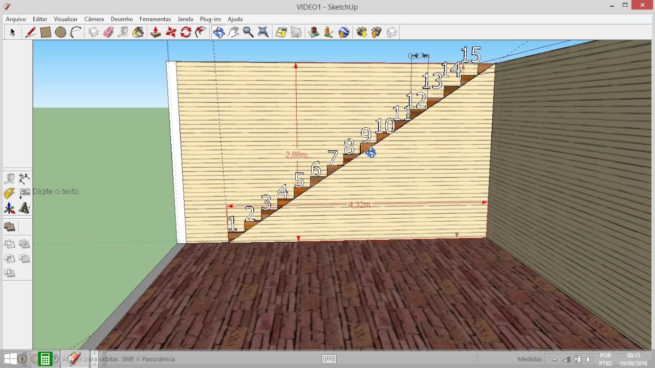 Cálculo DE ESCADA FÁCIL USANDO A FÓRMULA DE BLONDEL 2E+1P - YouTube
