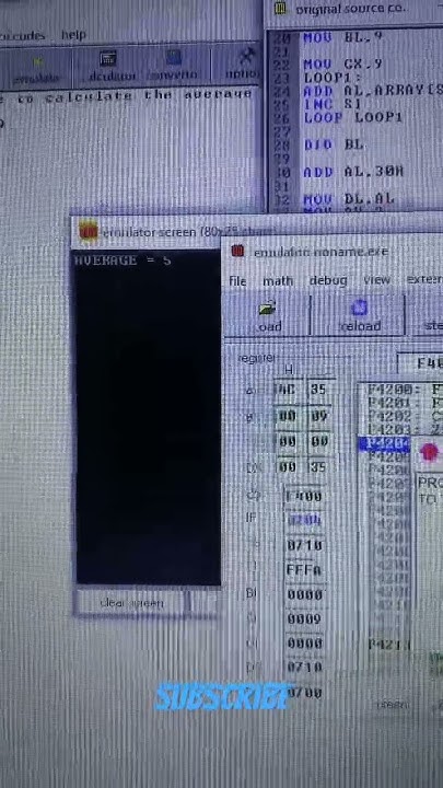 Array Average In Assembly Language Codingtime Codinglife Assembly Youtube