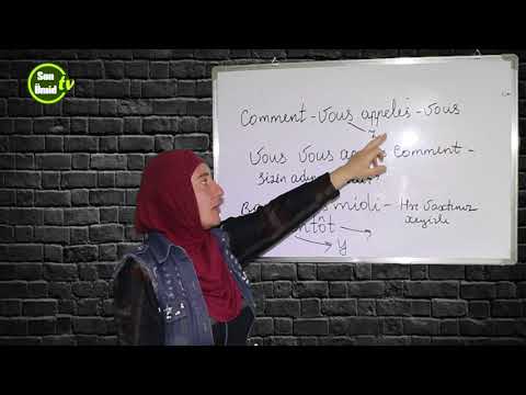 Sıfırdan fransızca. Ders #4.  / Fransız dili
