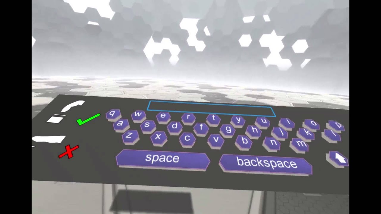 Write in VR with Leap Motion and a VR Keyboard - YouTube