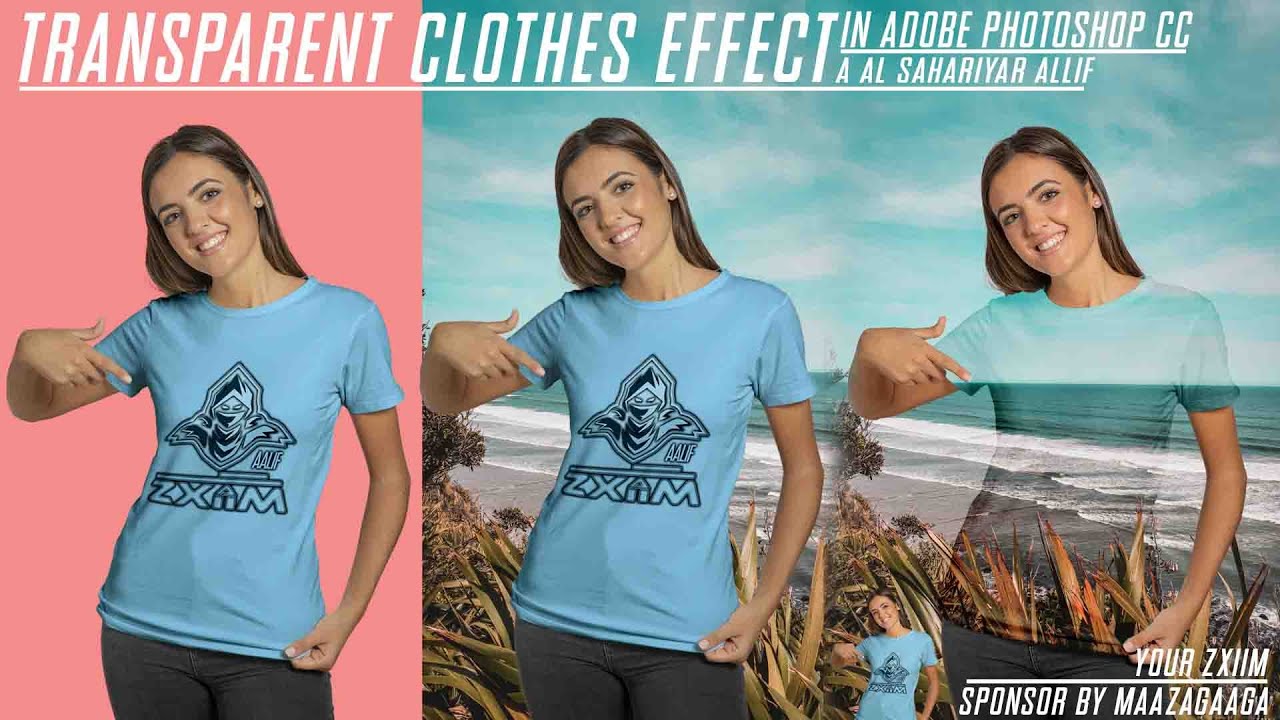 Transparent Clothes Effect In Photoshop CC | Photoshop Tutorial | By ...