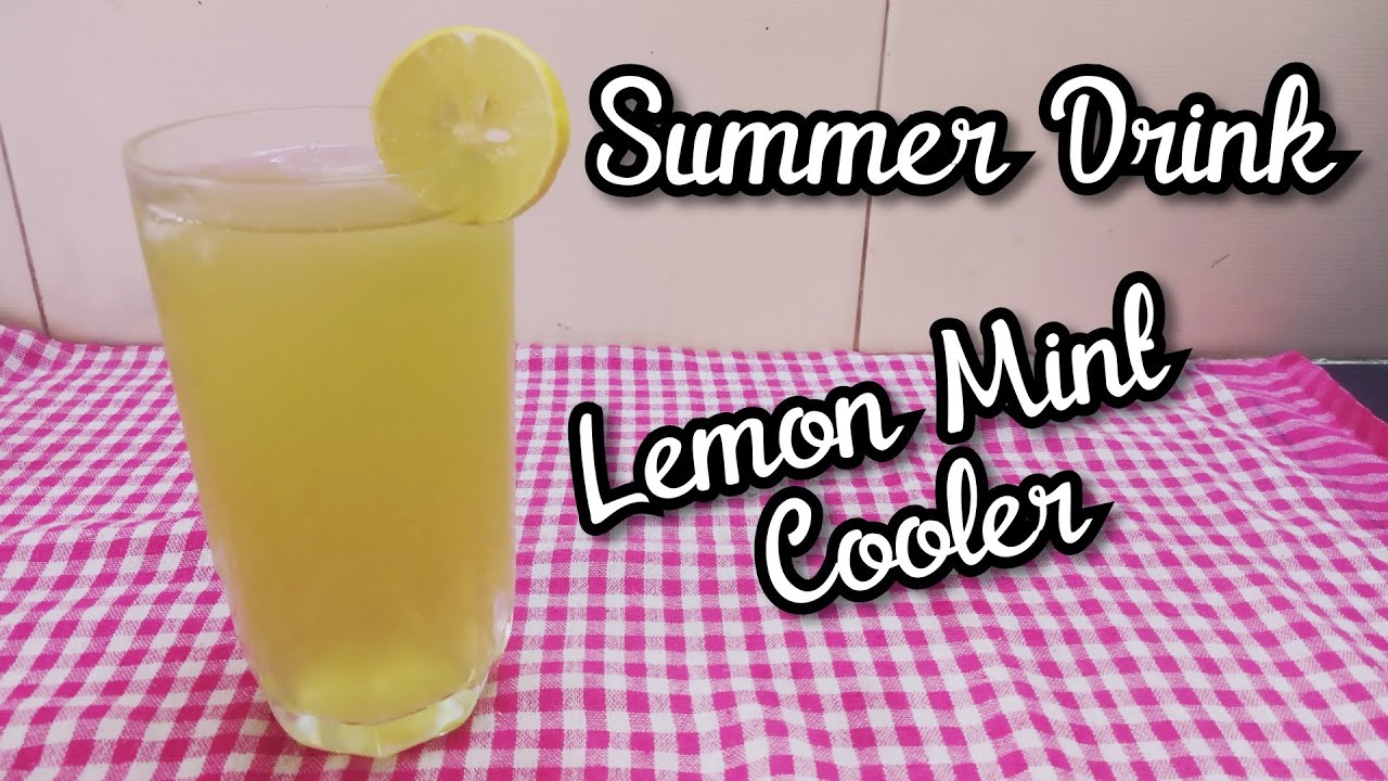 Lemon Mint Cooler | How To Make Lemon Mint Cooler Drink | Banana Leaf ...