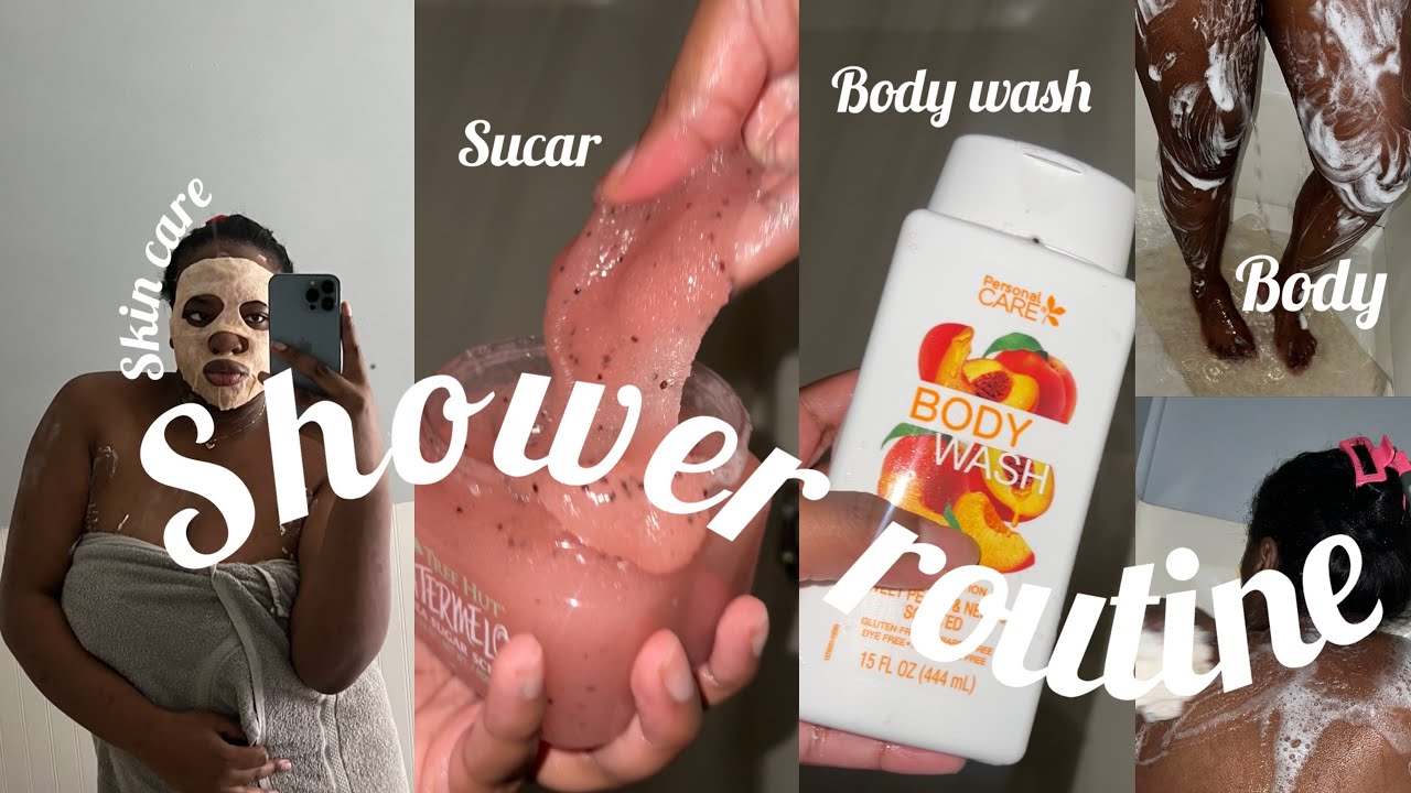 My everyday shower routine - YouTube