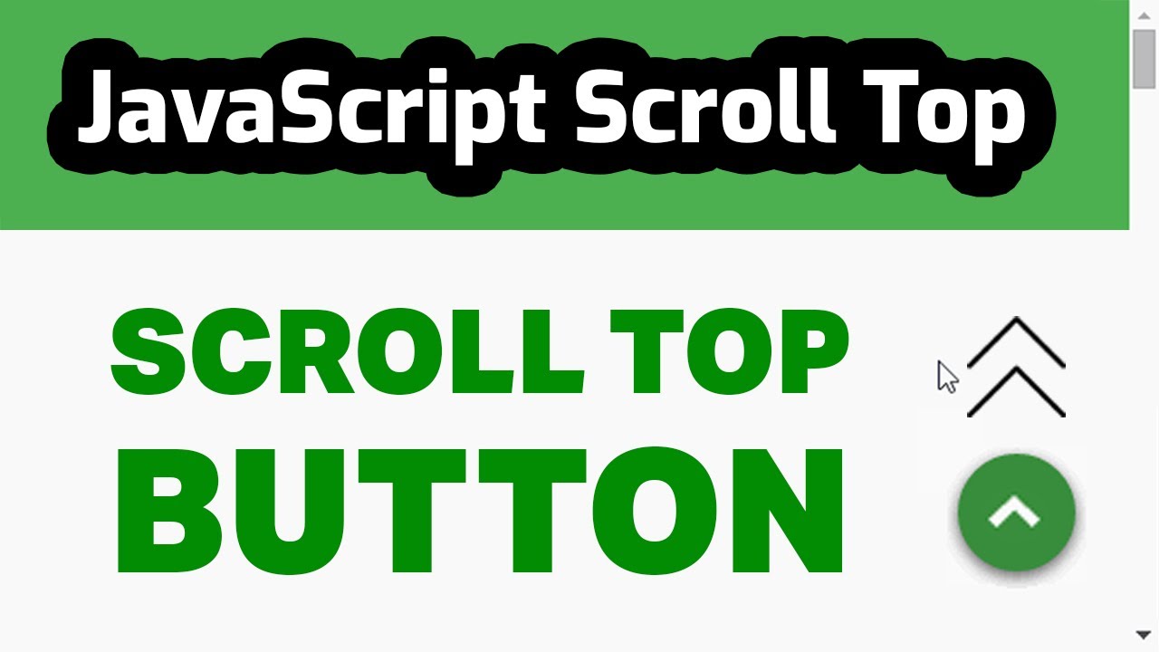 Back To Top, Scroll To Top, Button Using HTML5, CSS, and JavaScript ...
