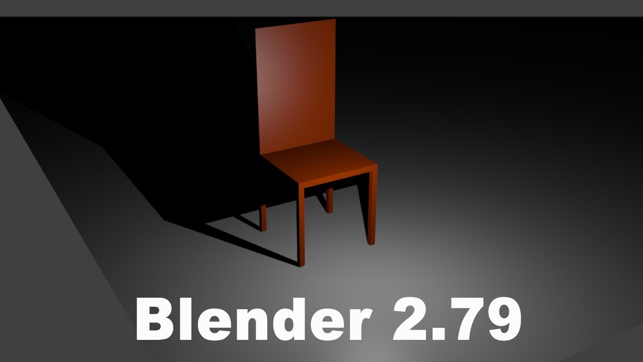 Easy chair | blender 2.79 | for beginners - YouTube