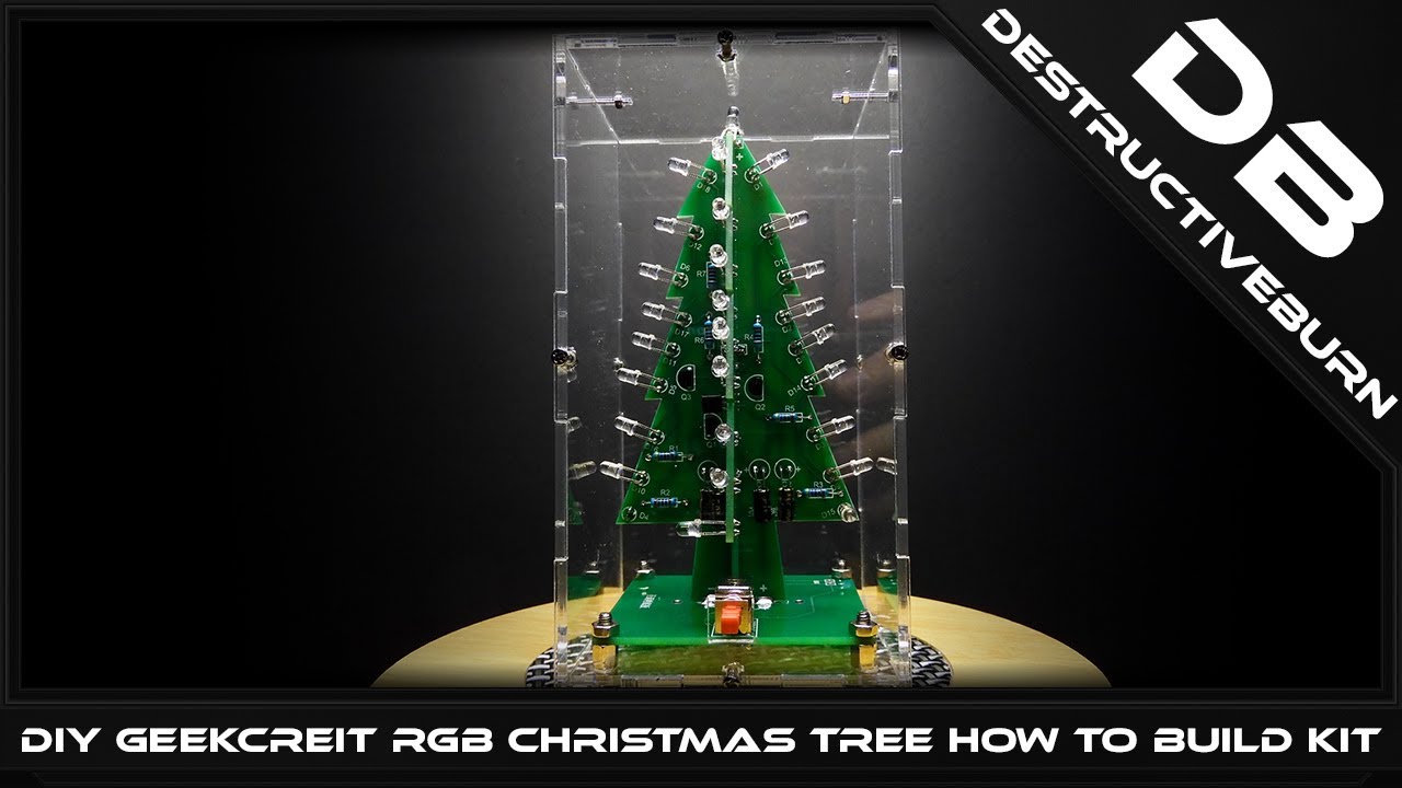 DIY Geekcreit RGB Christmas Tree How To Build Kit (2020) - YouTube