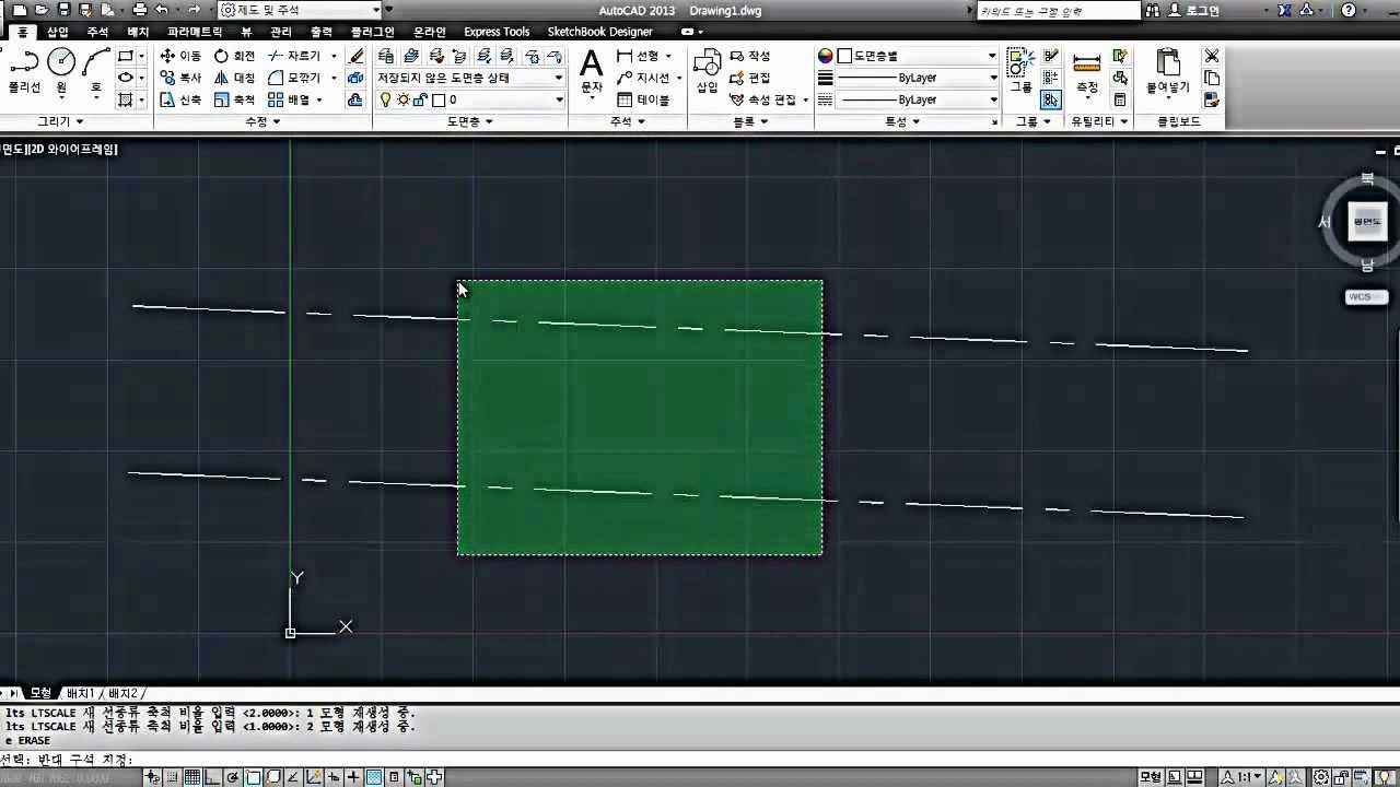 AutoCAD2013_012_Linetype_LTscale - YouTube