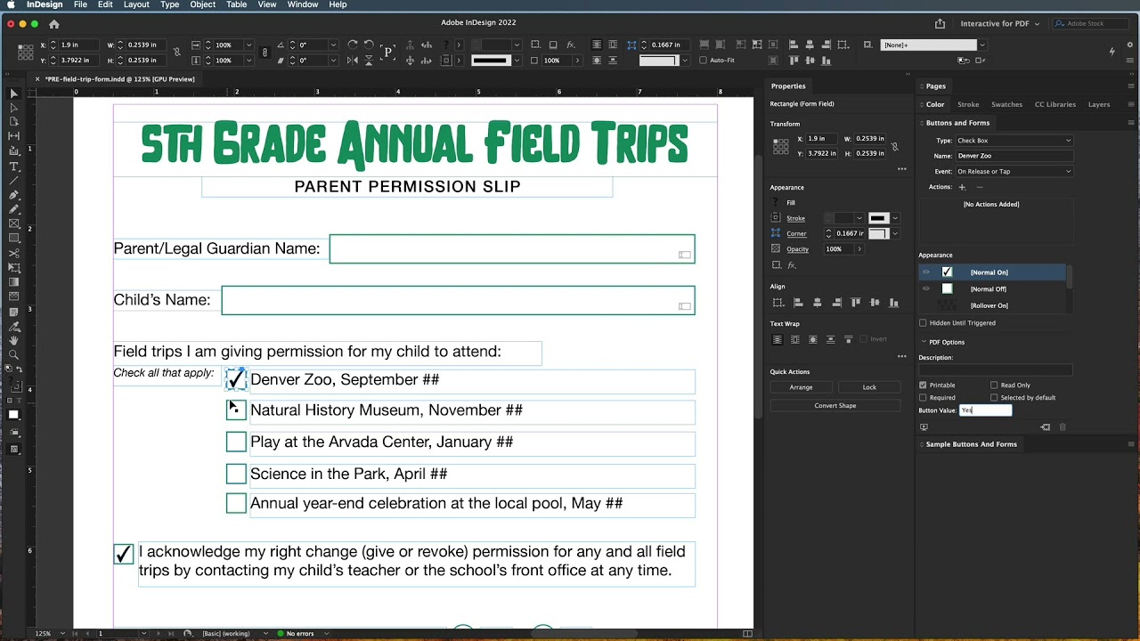 InDesign 2022 Adding Checkboxes To Basic Forms YouTube InDesign 2022 Adding Checkboxes To Basic Forms YouTube
