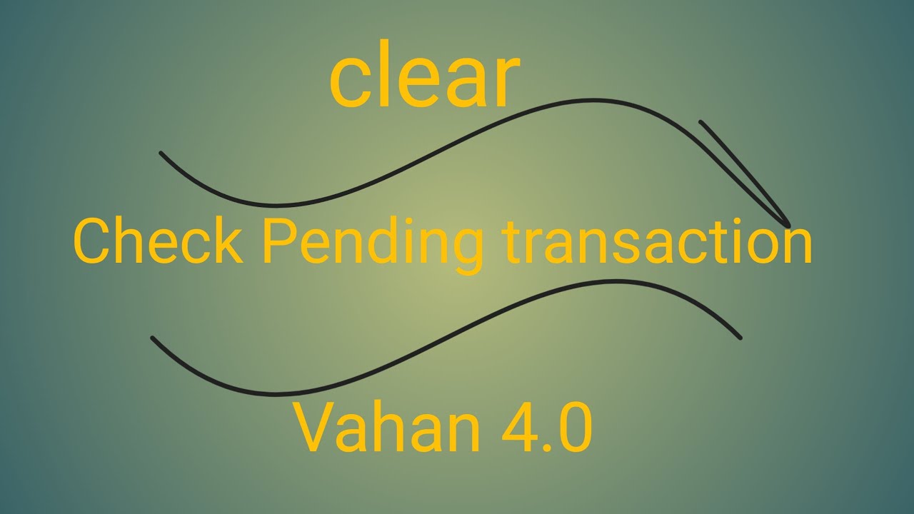 How To Clear Check Pending Road Tax Check Pending Transaction Check How To Clear Check Pending Road Tax Check Pending Transaction Check