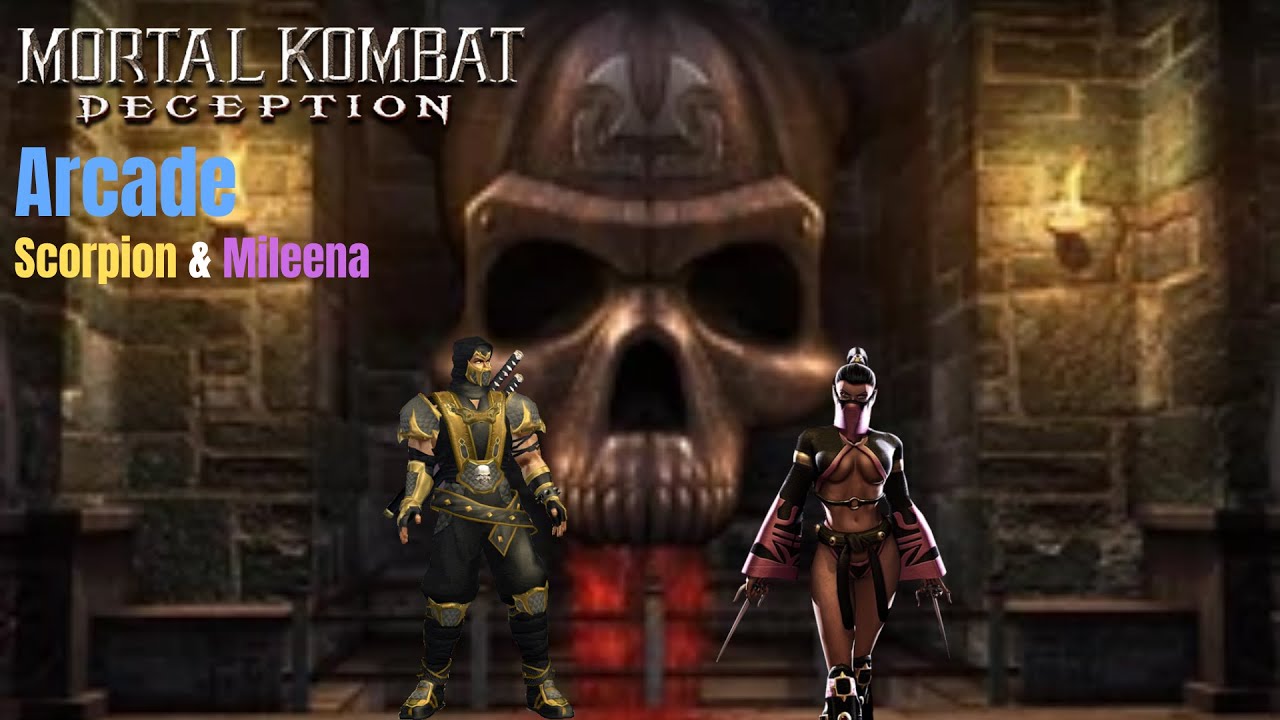 Mortal Kombat Deception Arcade Scorpion & Mileena Playthrough - YouTube