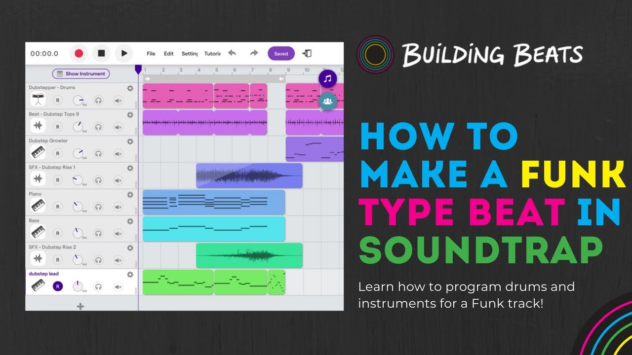 How to Make a Funk Type Beat [Soundtrap Tutorial] - YouTube