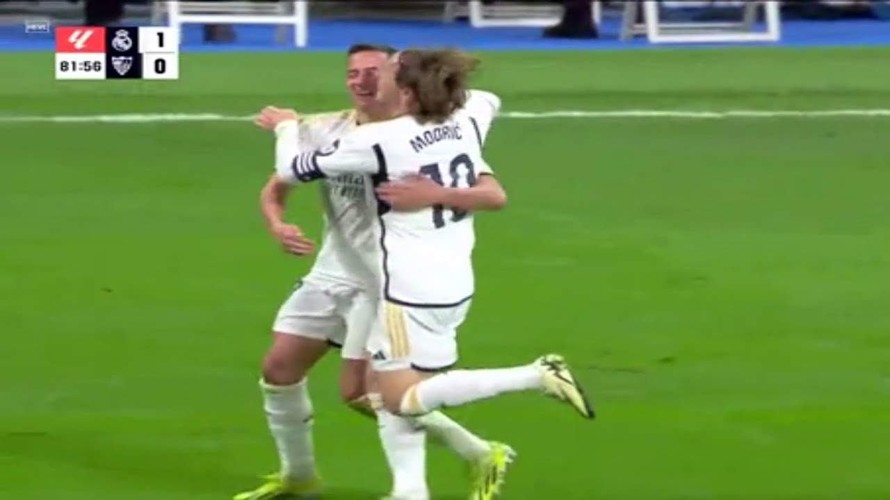 Luka Modric goal vvs Sevilla | Real Madrid vs Sevilla 1-0 LaLiga ...