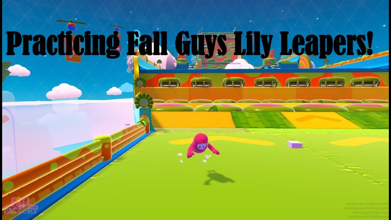 Practising Fall Guys Lily Leapers In Fall Factory! LIVE - YouTube