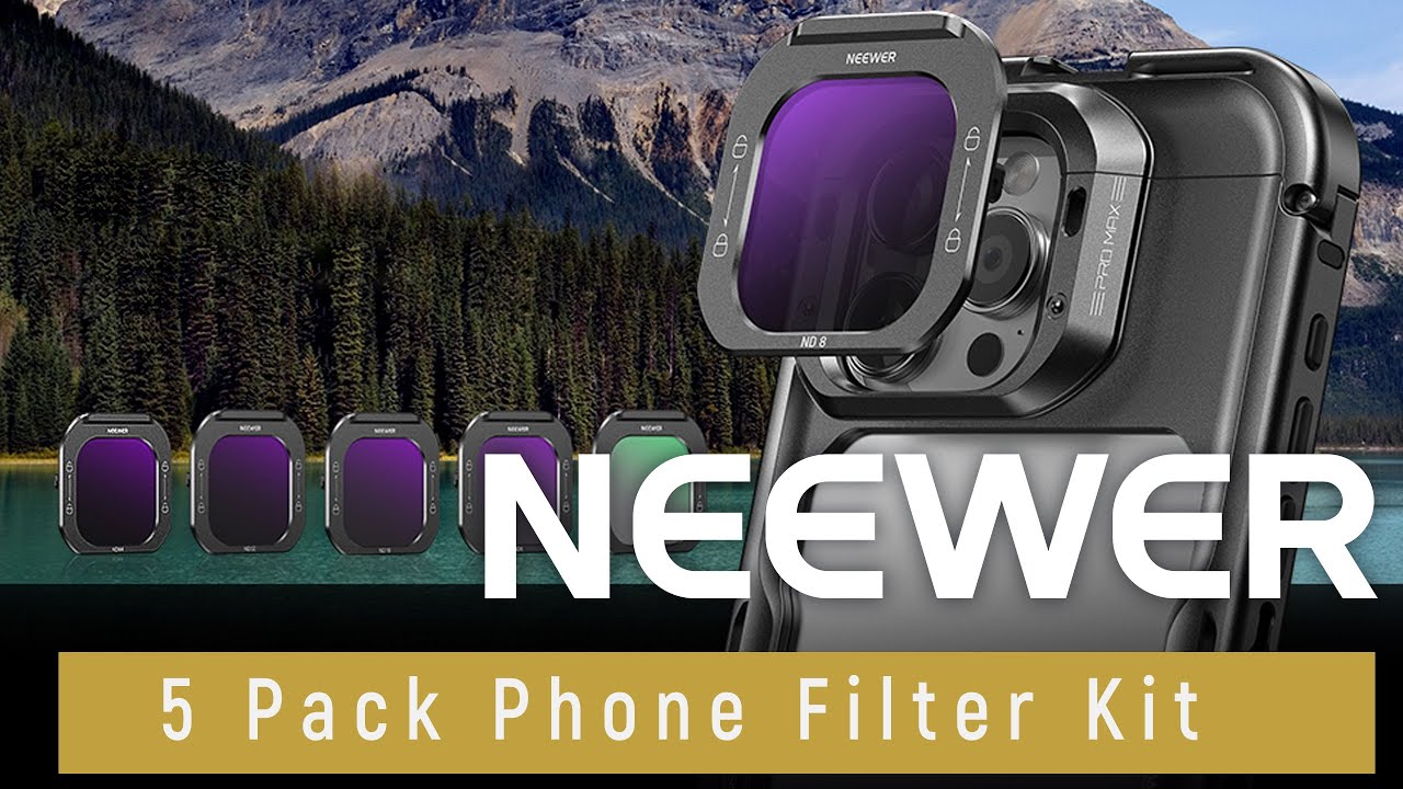 Introducing the NEEWER 5 Pack Phone Filter Kit Compatible with iPhone ...