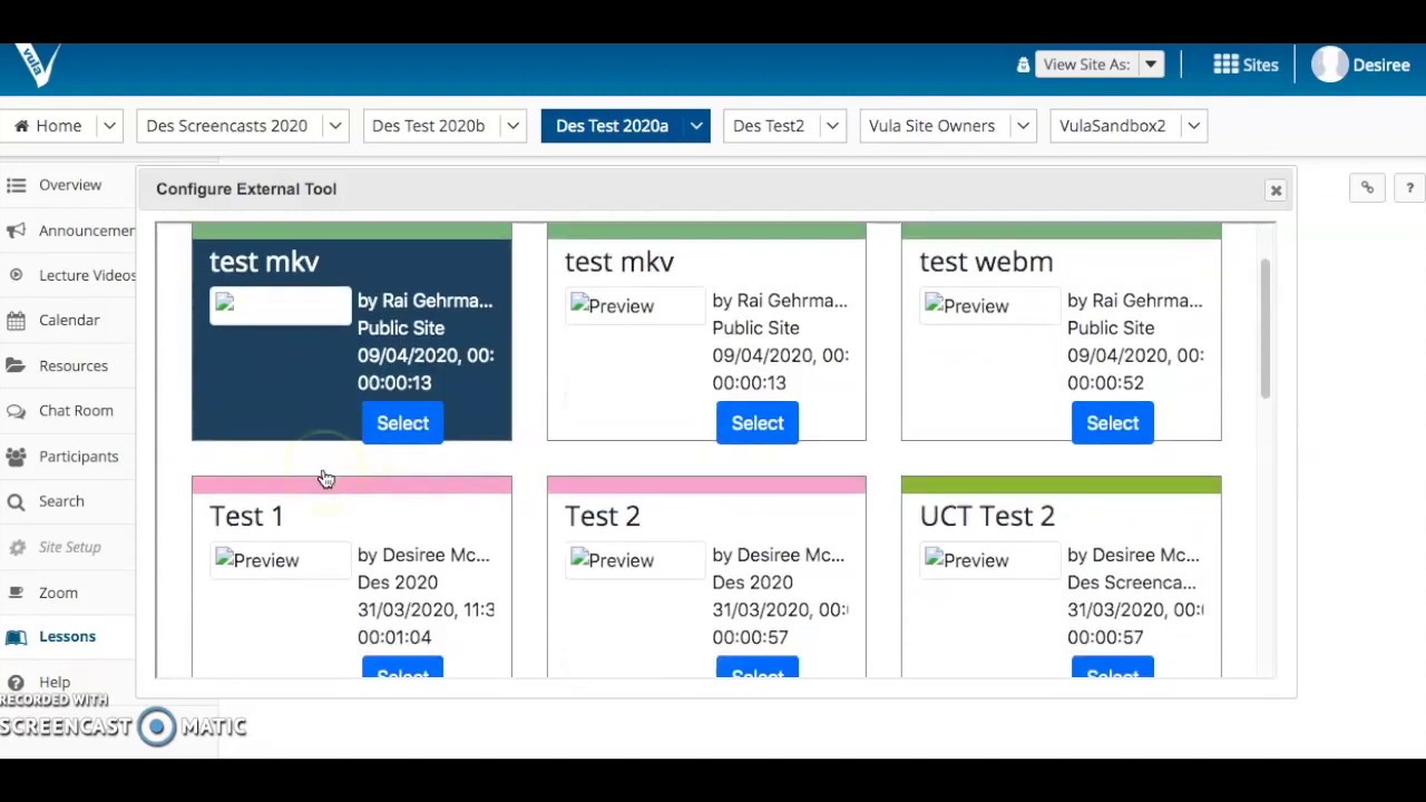 Embed & Link Lecture Videos to Lessons and other Vula Tools - YouTube