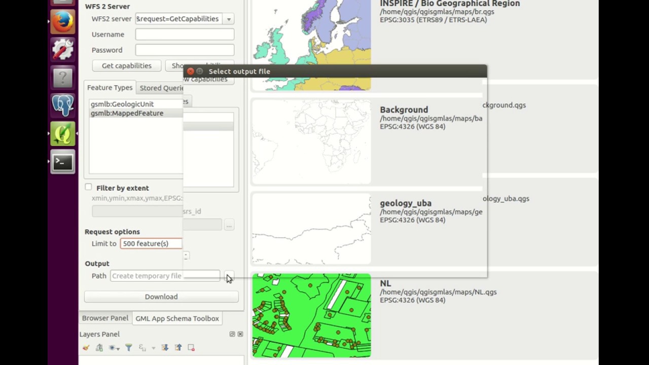 QGIS GML Application Schema / Crossborder download and combining ...