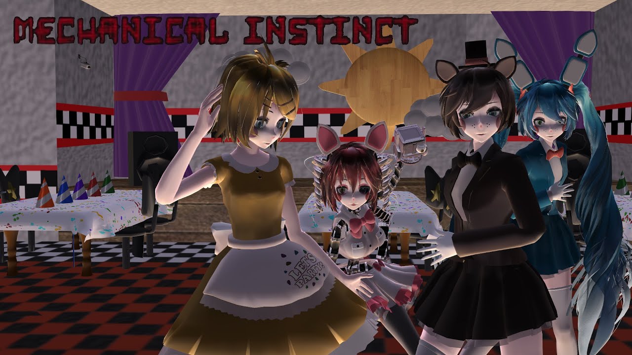 MMD Five Nights At Meiko's - Mechanical Instinct (Dance Mode) - YouTube