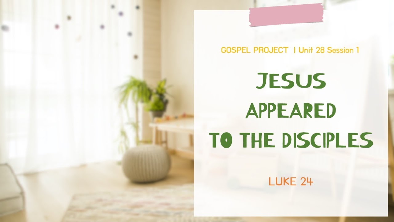 [G.O.D] English Gospel Project Unit 28 Session 1 - YouTube