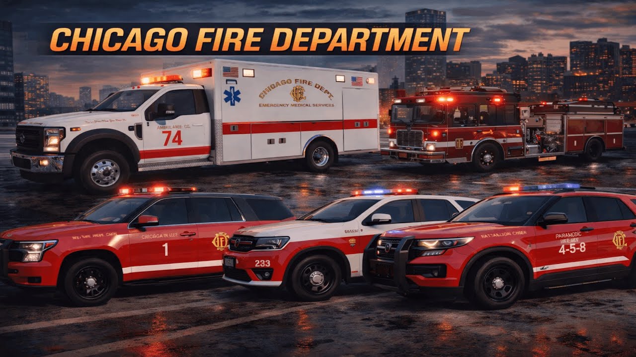 FiveM Chicago Fire EMS Vehicle Pack | Debadged-Generic [Tebex] - YouTube