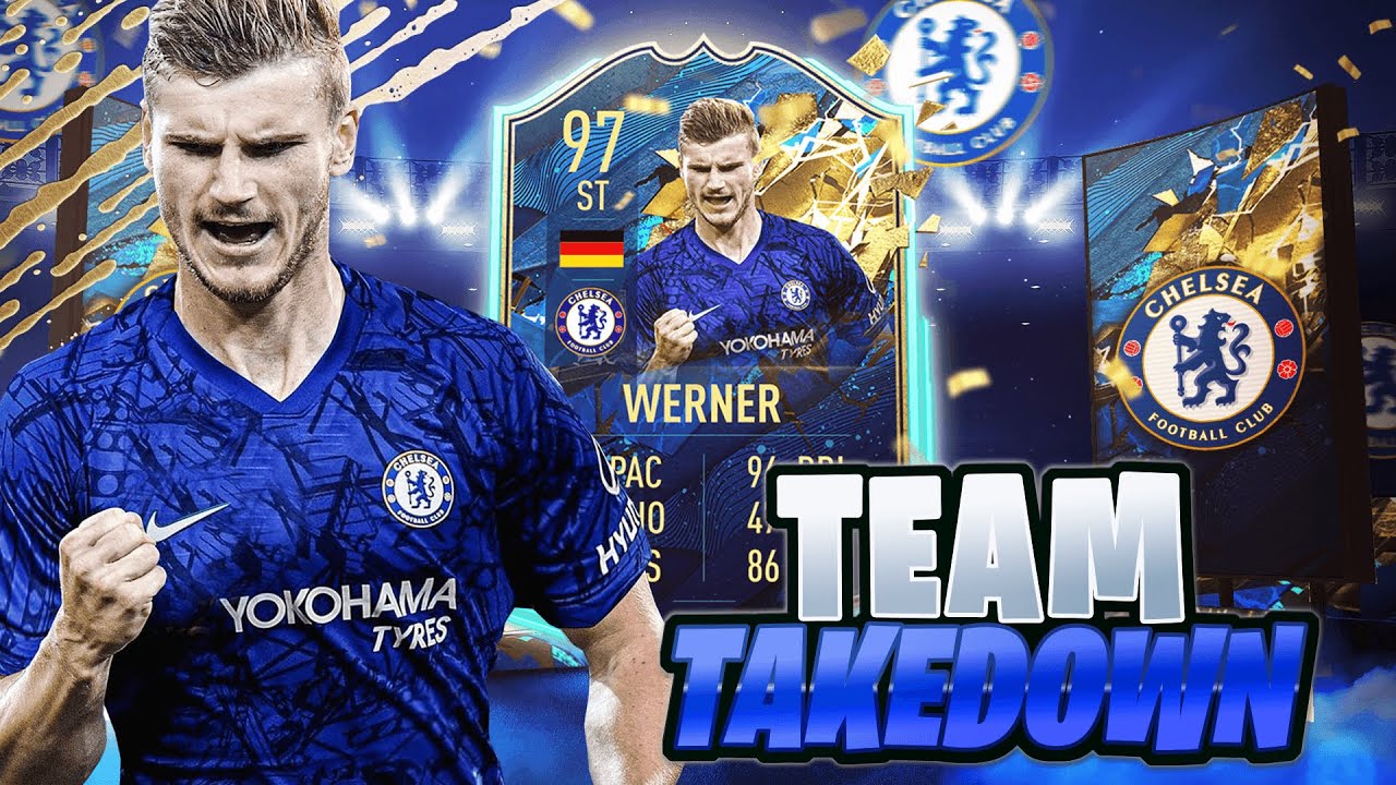 CHELSEA TOTS TIMO WERNER TEAM TAKEDOWN!!! - YouTube