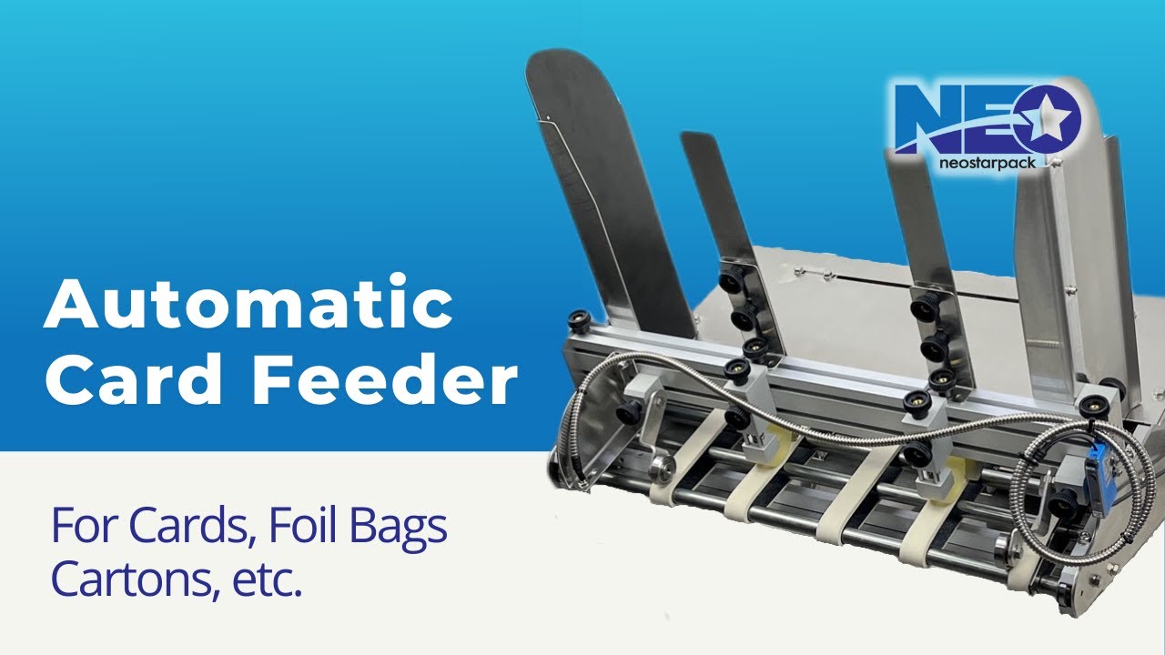 Automatic card feeder |Neostarpack - YouTube