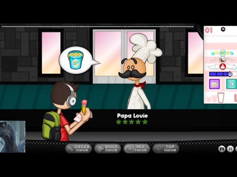Papas Freezeria Hd All Customers Papa Louie Youtube