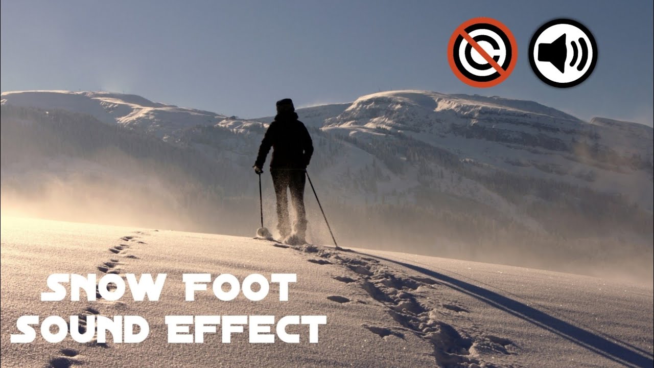 Snow Walking Sound Effect - Snow Walking Foot Sound - YouTube
