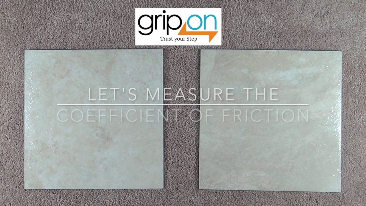GripOn Slip Resistant Floor Treatment Demo - YouTube