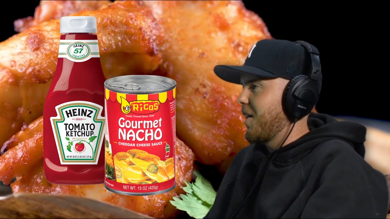 He Dipped Wingstop in KETCHUP & NACHO CHEESE 😭 - YouTube