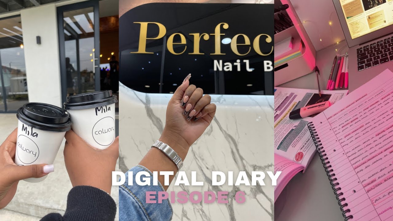 digital diary : episode 6 | church, new nails , studying & everything ...
