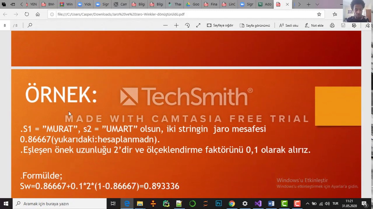 Jaro and Jaro-winkler - YouTube