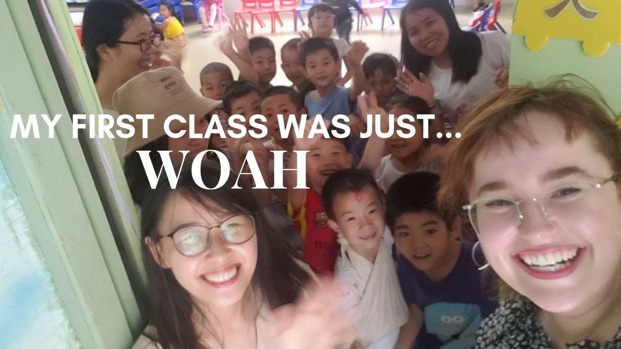 first week teaching english in china - YouTube
