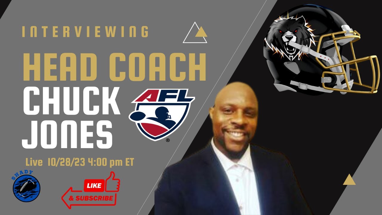 Oregon Black Bears Head Coach Chuck Jones AFL Interview #4 - YouTube