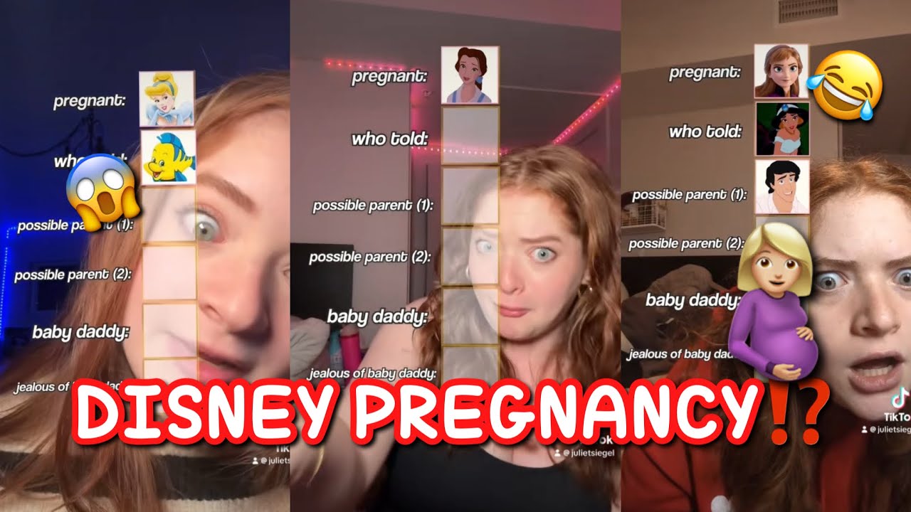DISNEY PREGNANCY⁉️🤰🏼😱 Juliet Siegel Tiktok Compilation😂 - YouTube