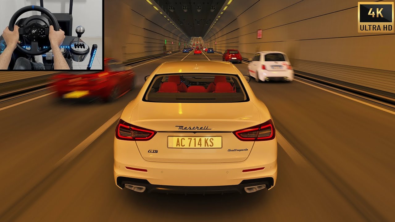 Maserati Quattroporte GTS | Assetto Corsa | Thrustmaster T300rs ...