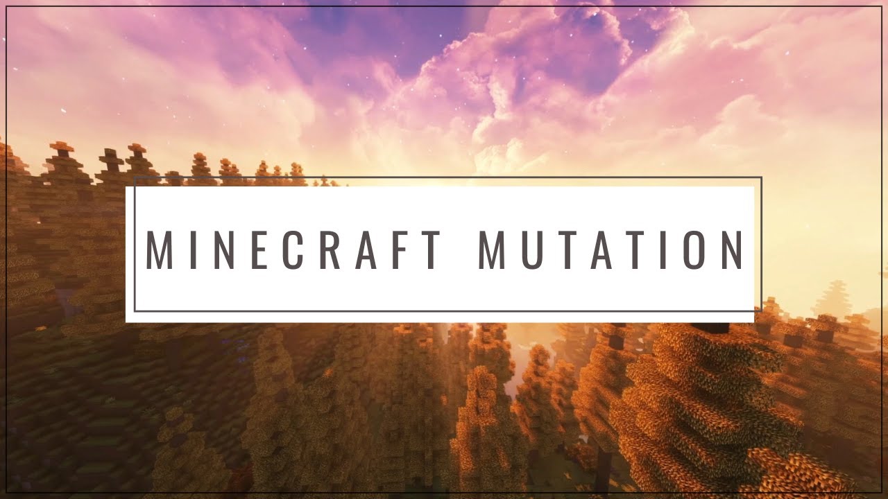 Minecraft - Mutation 🌄🎶 | Background Music & Cinematic Shaders - YouTube