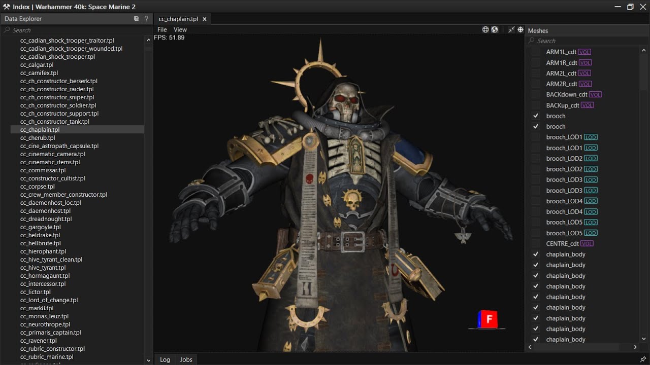 Extract Warhammer 40k: Space Marine 2 models with Index v0.4 - YouTube