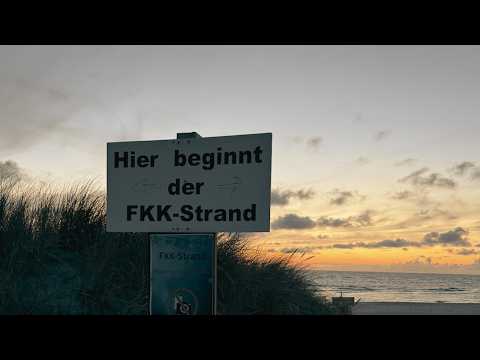 Sunset Over a Naturist Beach