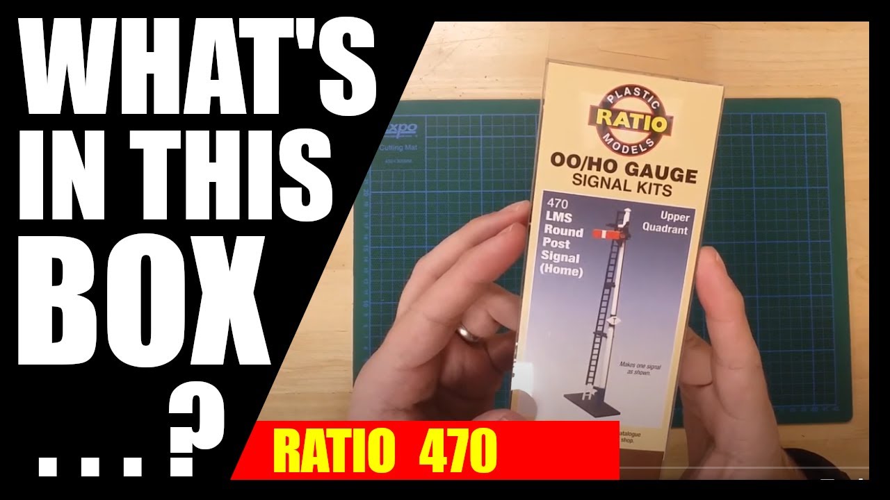 312 - Ratio 470 LMS Home Signal (round post) OO gauge - YouTube