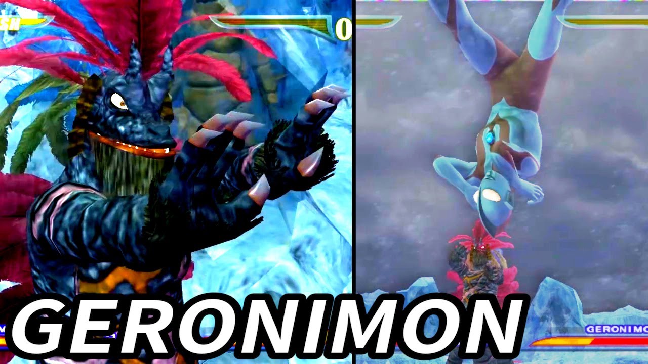 Ultraman FER - GERONIMON - All moves - YouTube