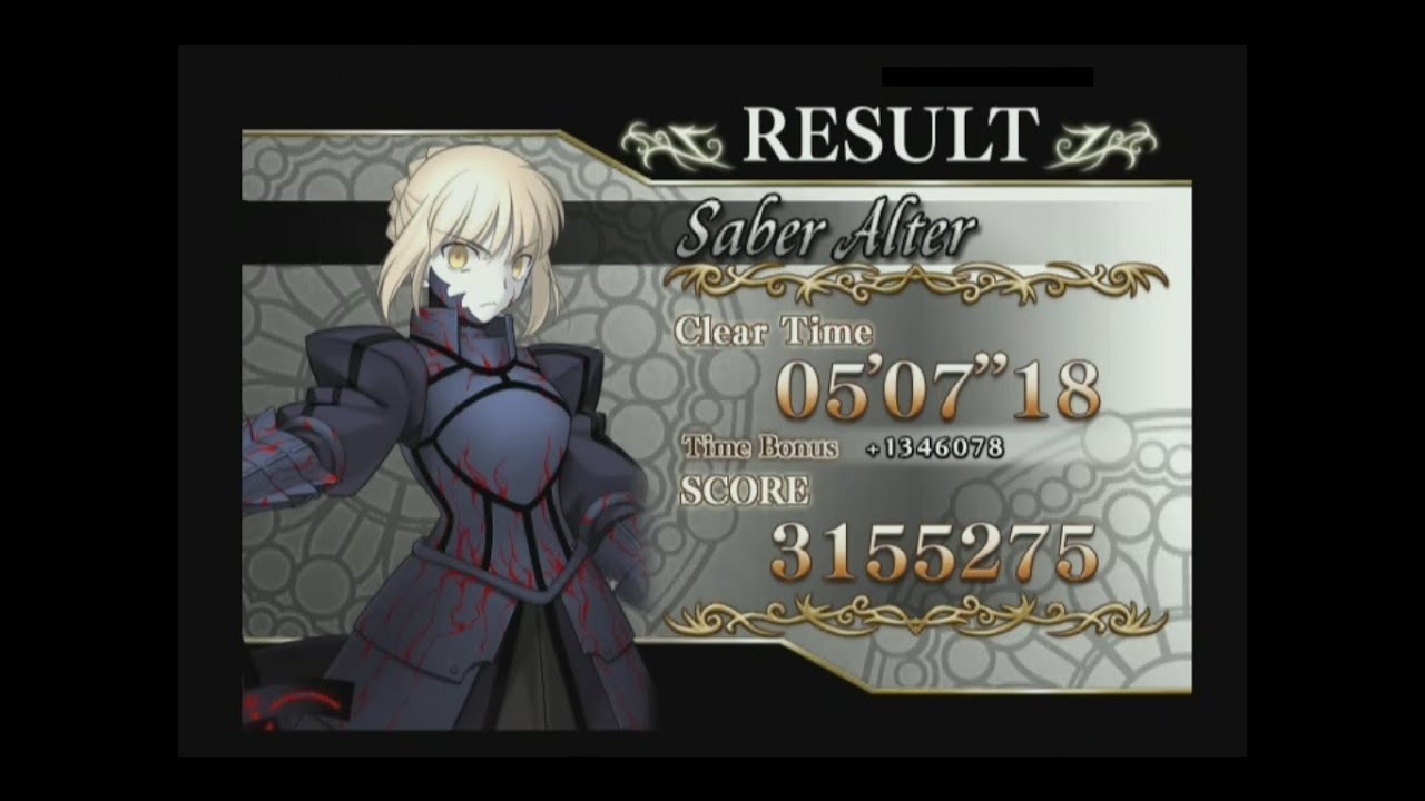 Fate Unlimited codes Historia de Saber Alt completa Gameplay - YouTube
