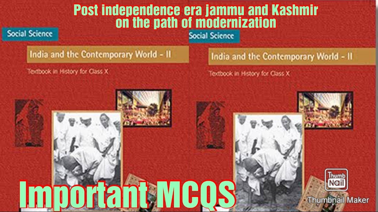 Post independence era jammu and Kashmir on the path of modernization ...