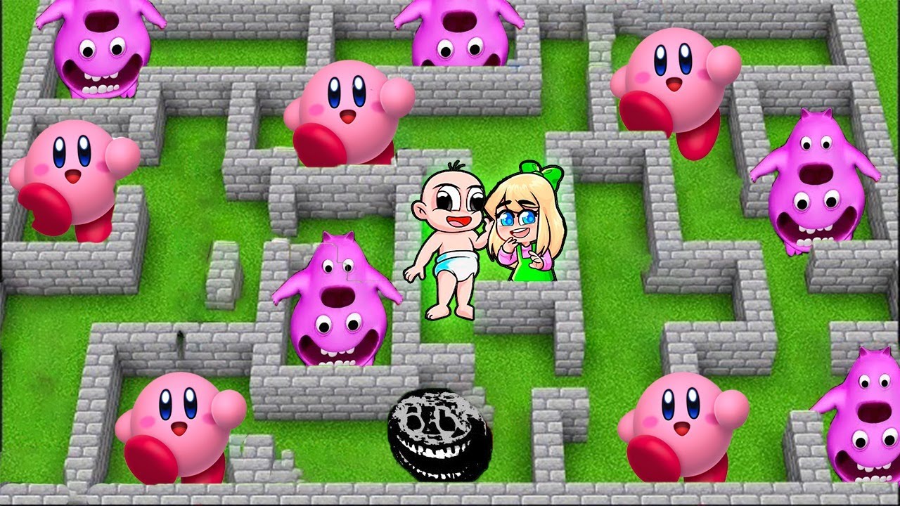 ¡LABERINTO del TERROR Bebecitos Vs Kirby.Exe! 🐽😱👶🏼 en MINECRAFT - YouTube