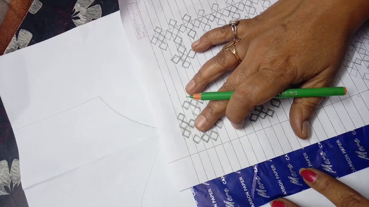 49. How to draw yoke pattern .. - YouTube