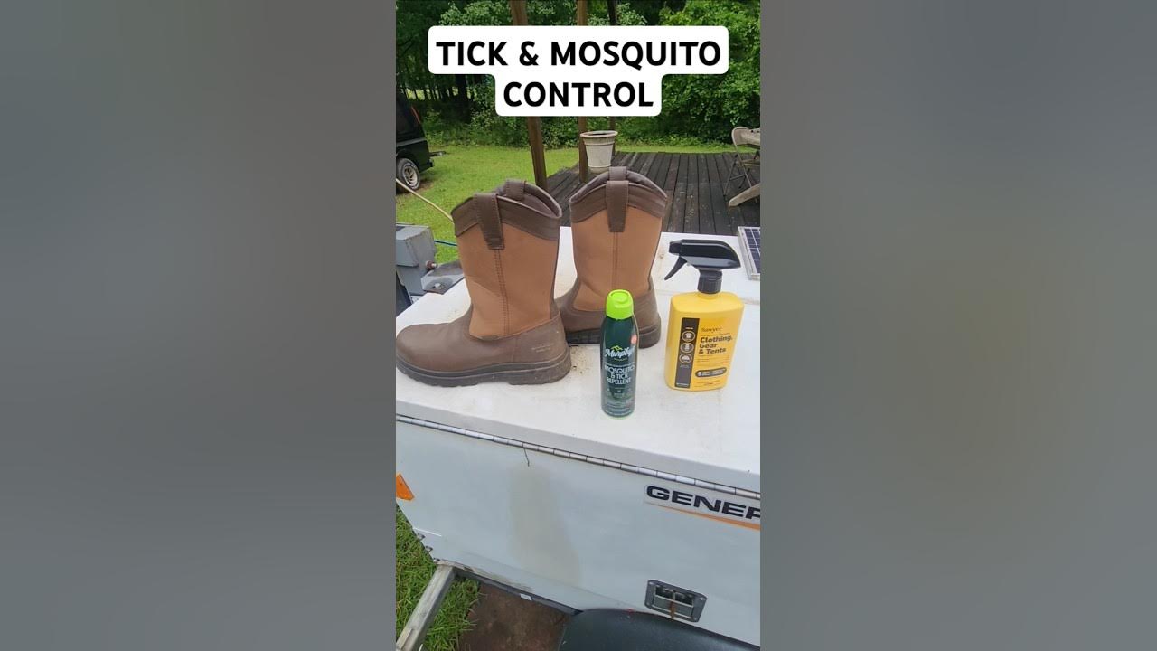 Permethrin application for Tick and Mosquito Protection - YouTube
