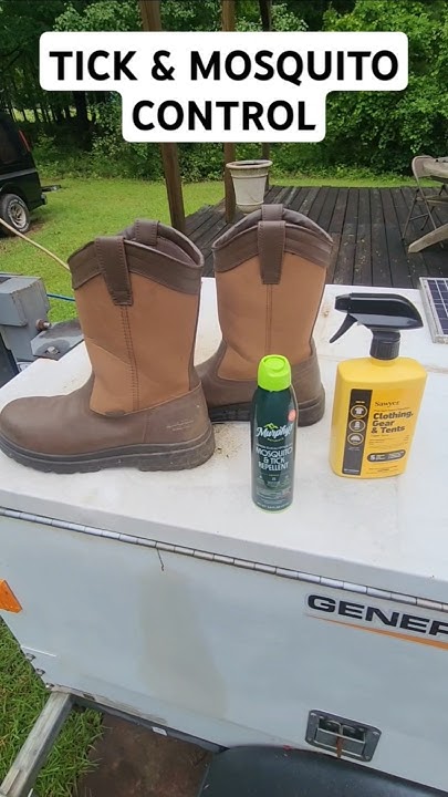 Permethrin application for Tick and Mosquito Protection - YouTube