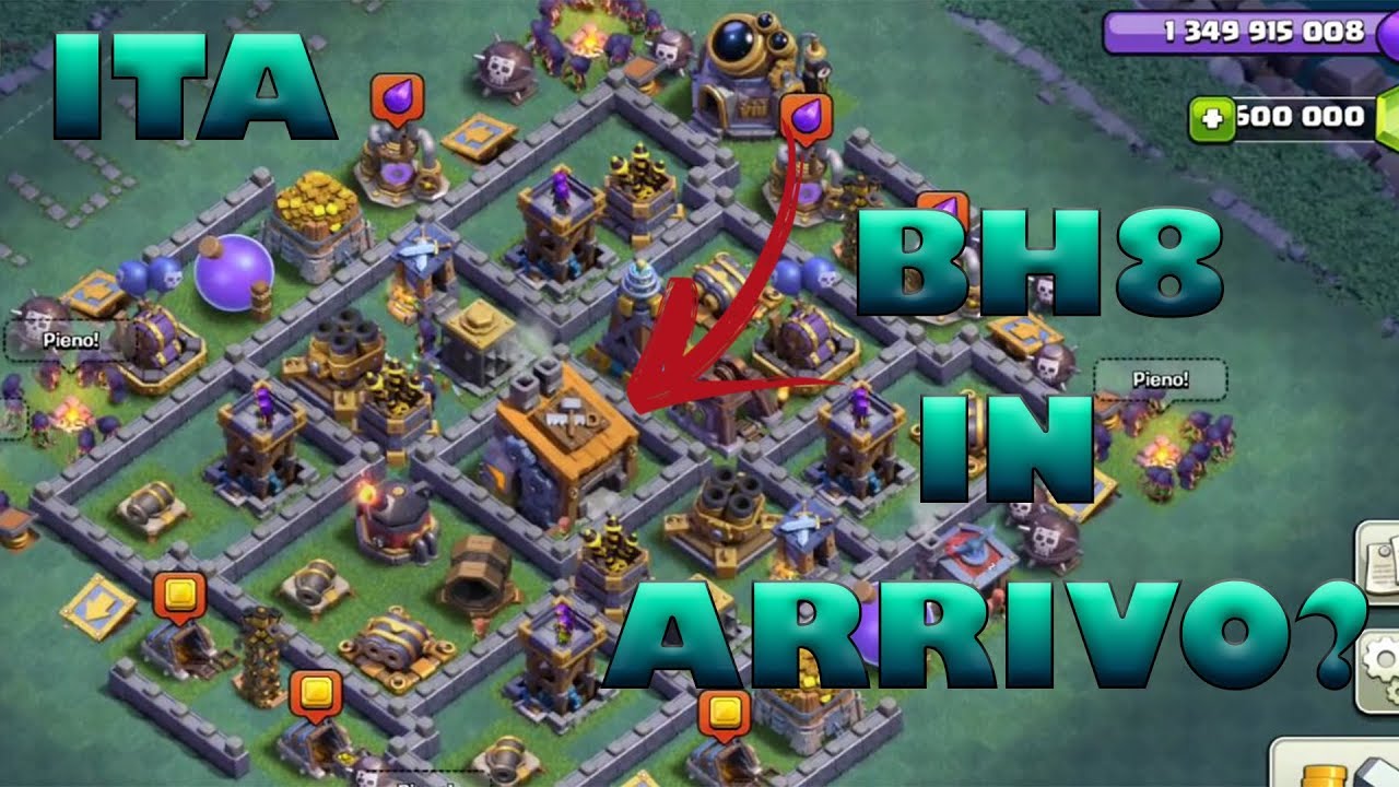 Nuovo aggiornamento di Clash of Clans BH8 in arrivo? - YouTube