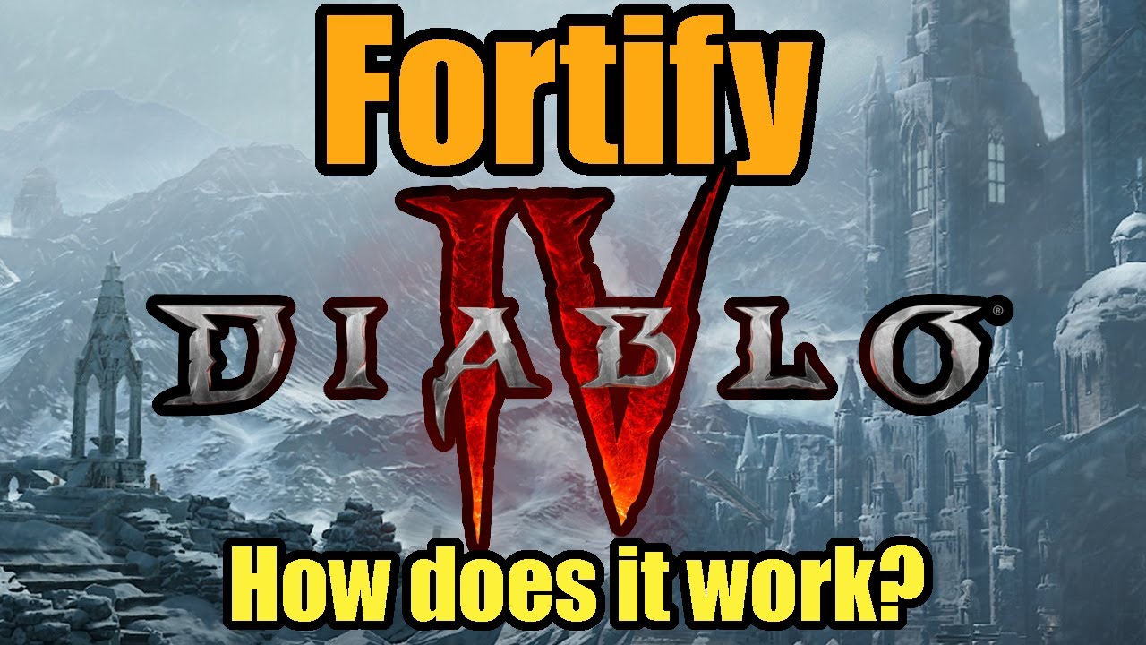 Fortify - Diablo 4 - Defensive game mechanic - YouTube